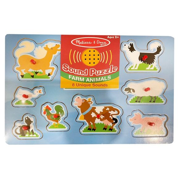 Melissa & Doug | Toys | Melissa Doug Sound Puzzle Farm Animals | Poshmark